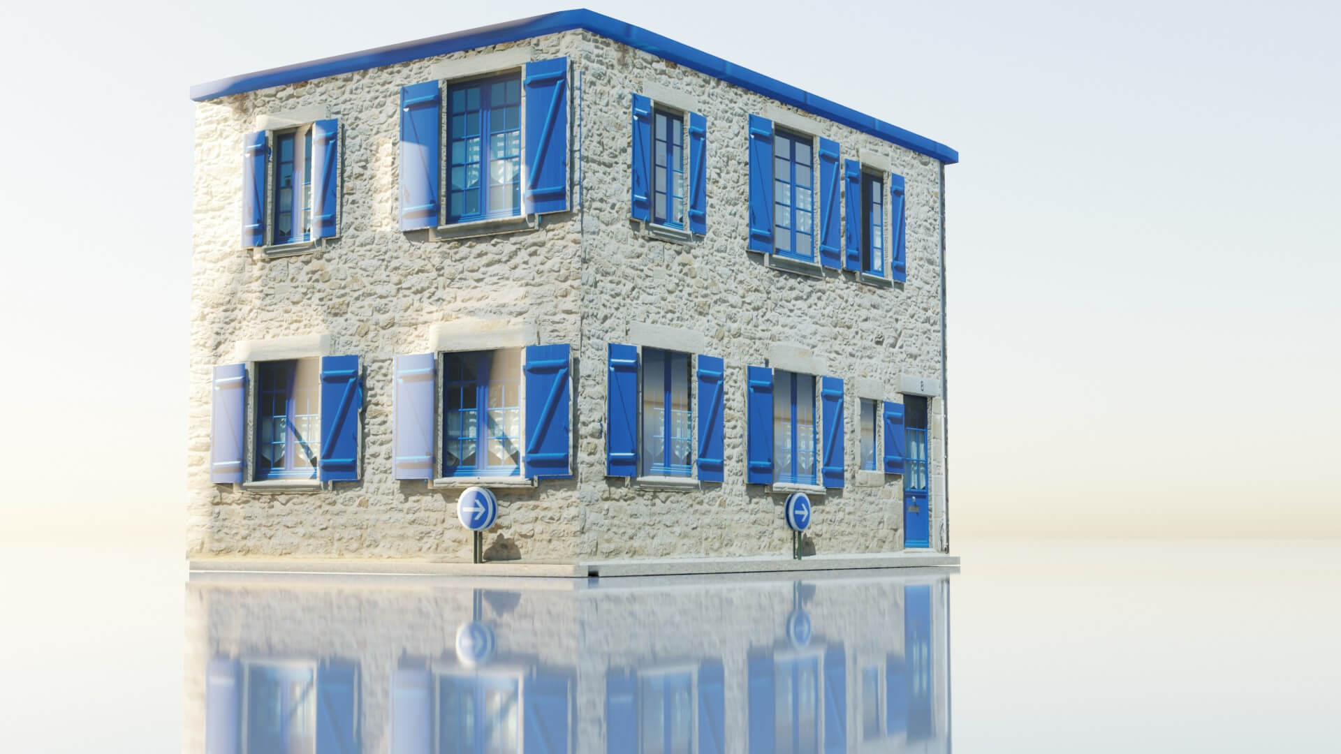 Old Building - 3D Model by ilham45