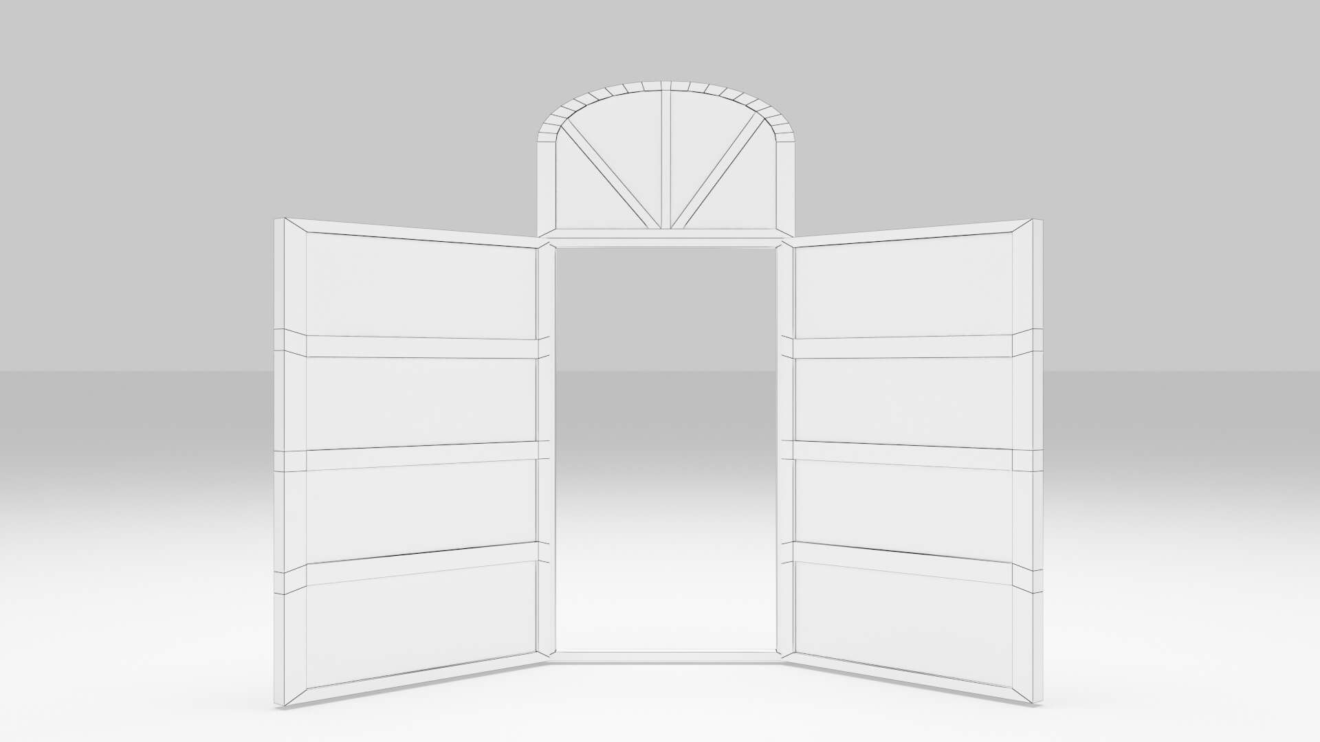 Opened Window Glass - Free 3D Model by ilham45