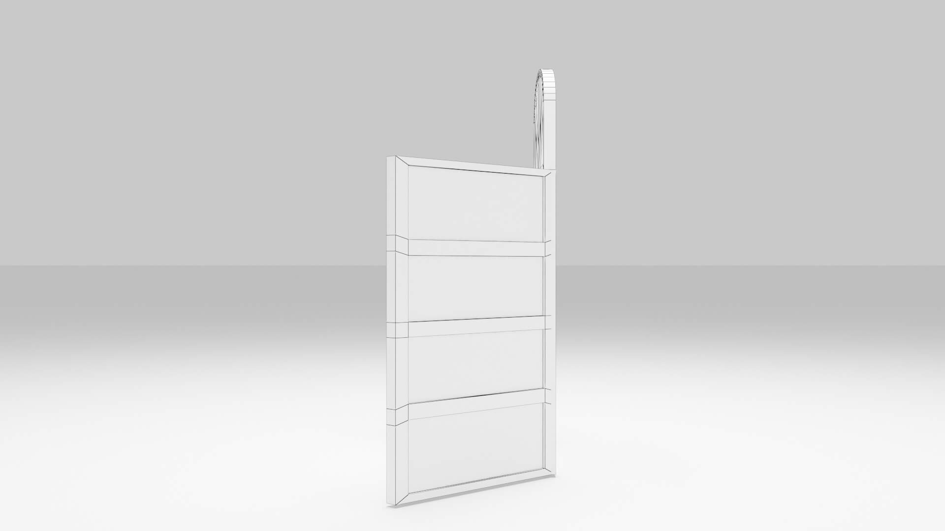 Opened Window Glass - Free 3D Model by ilham45