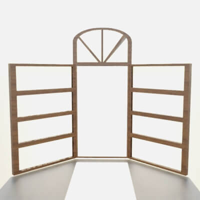 Opened Window Glass - Free 3D Model by ilham45