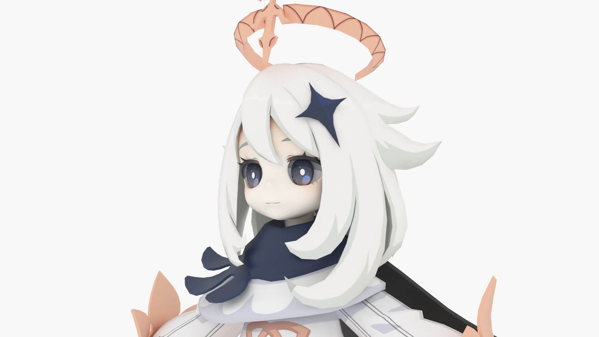 Paimon From Genshin Impact - 3D Model by ilham45