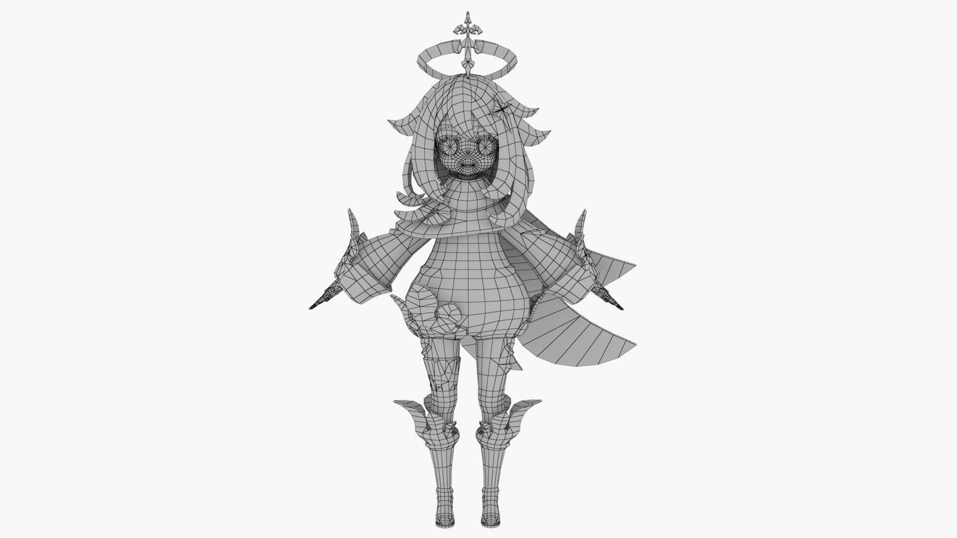 Paimon From Genshin Impact - 3D Model by ilham45