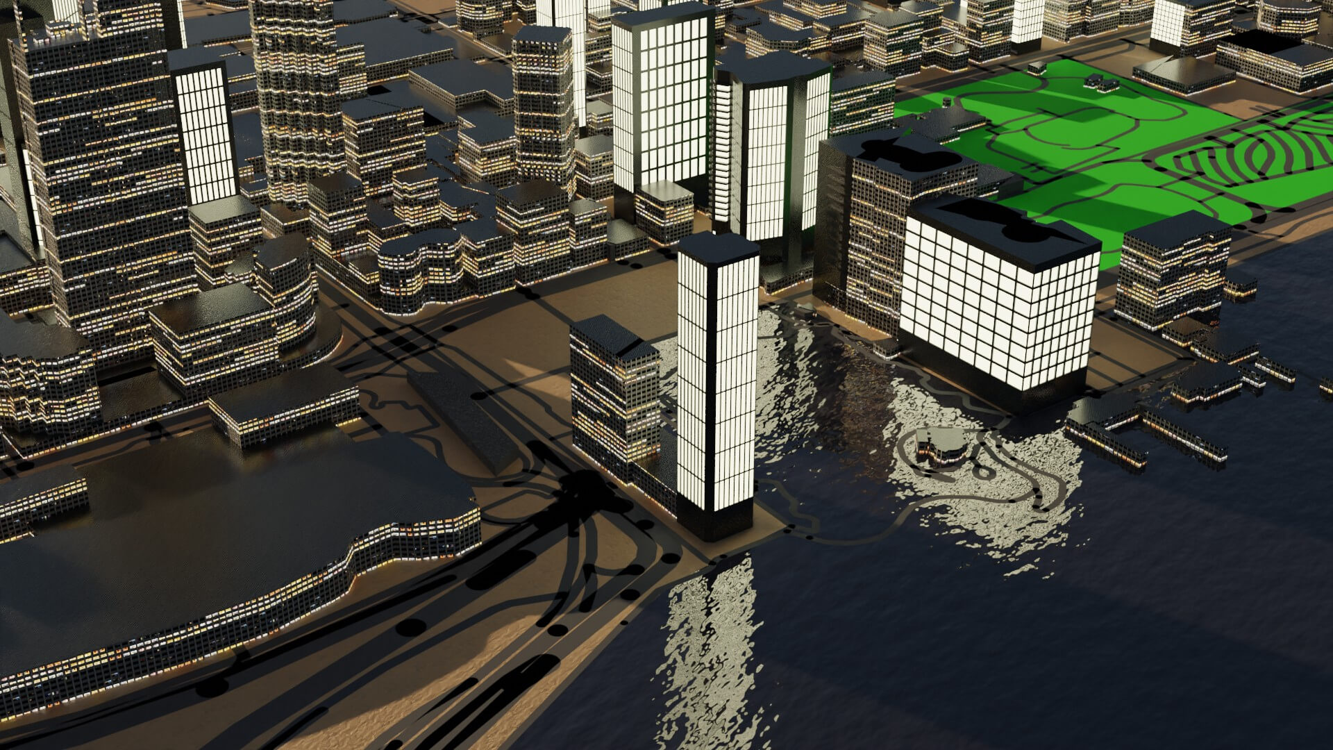 Perth Australia Citymap Building - 3D Model by ilham45