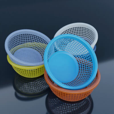 Plastic Basket - 3D Model by ilham45