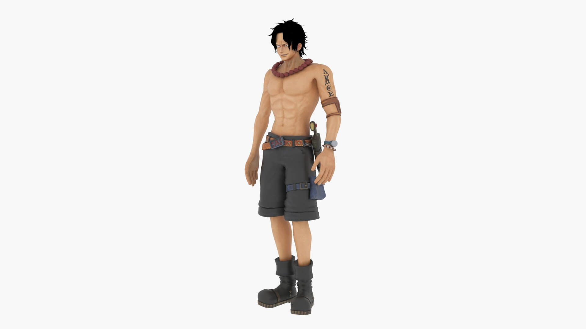 Portgas D Ace - One Piece 3D Model by ilham45