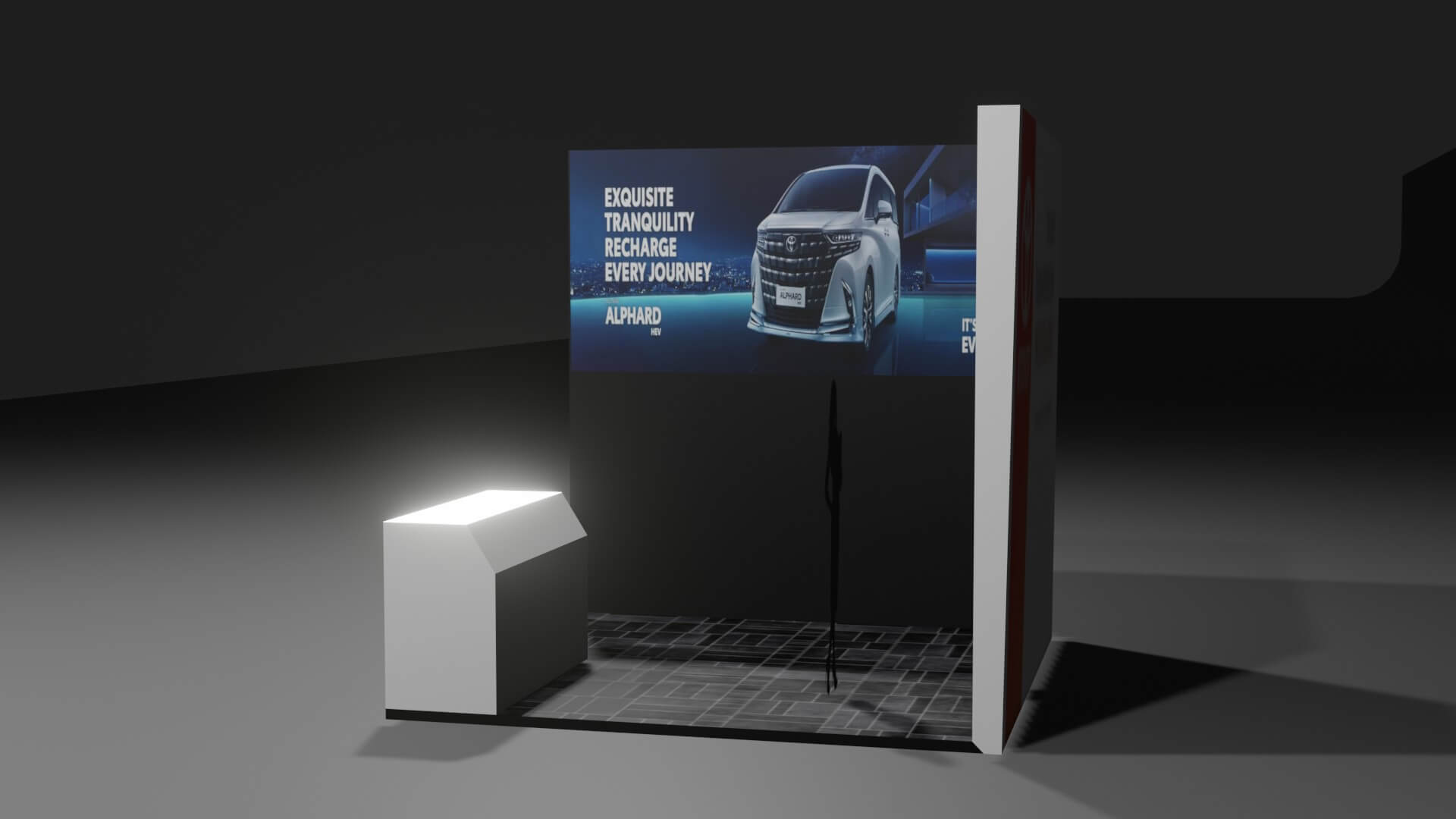 Presentation Stage - Free 3D Model by ilham45
