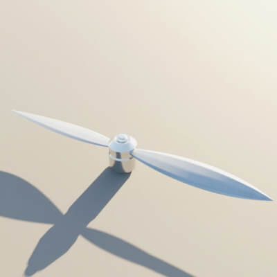 Propeller Engine - 3D Model by ilham45