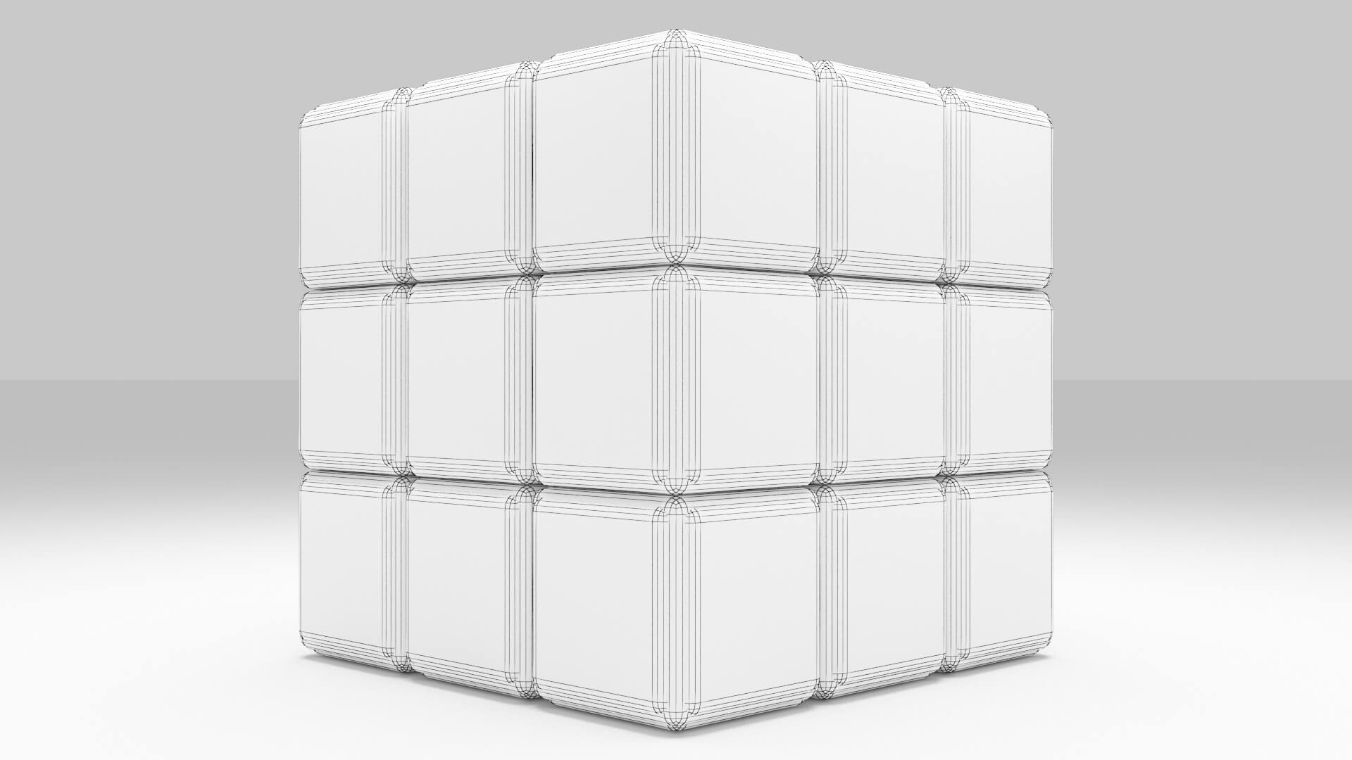 Rubik Cube - 3D Model by ilham45