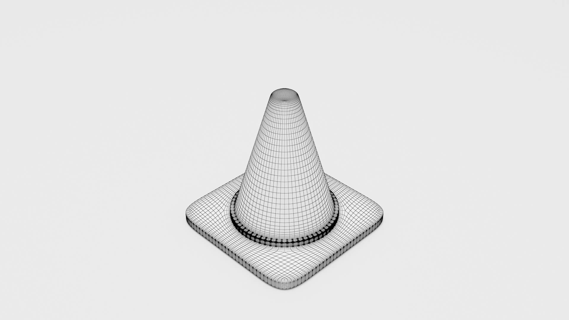 Safety Cone 3D Model by ilham45