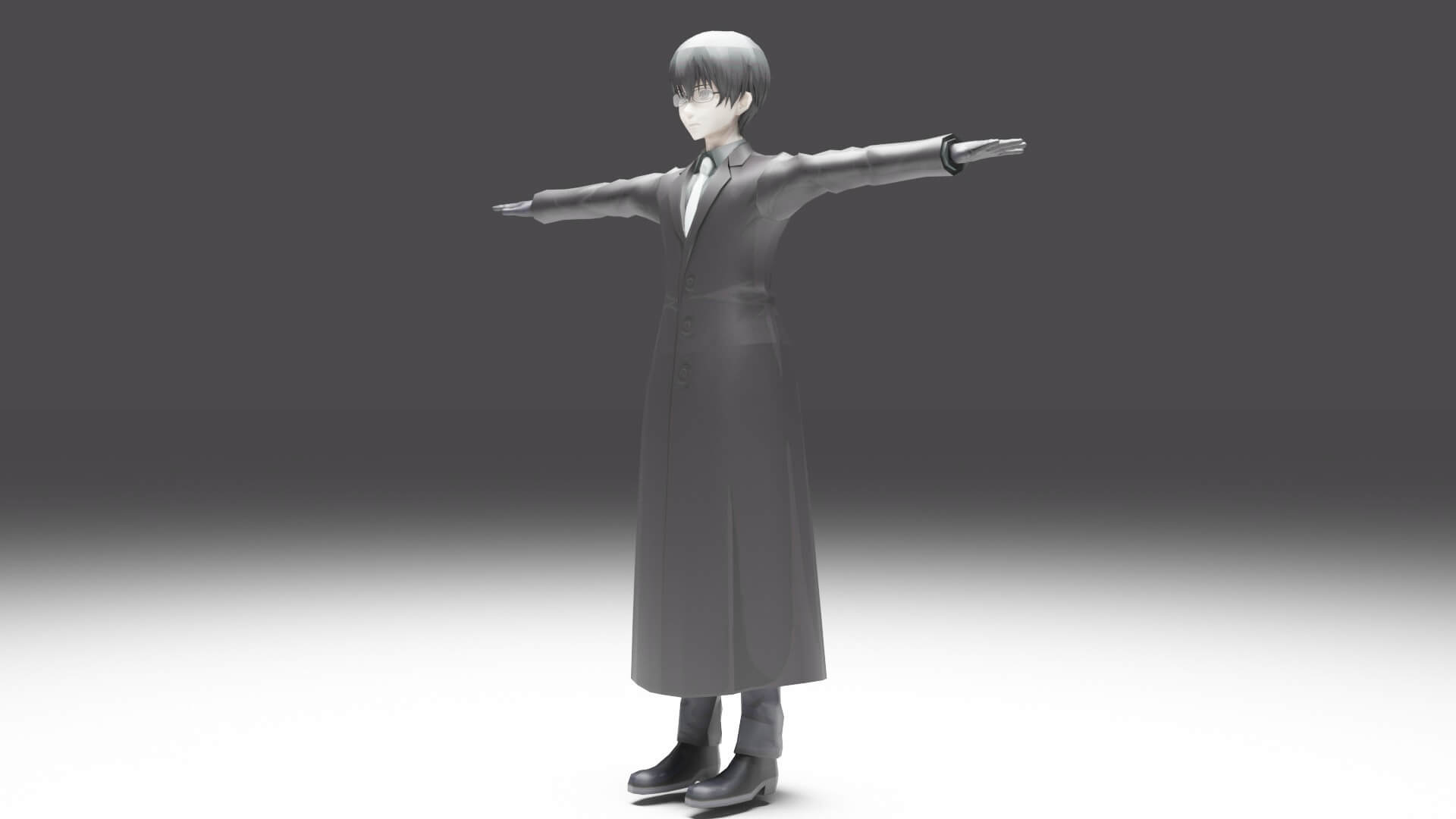 Sasaki Haise - Tokyo Ghoul 3D Model by ilham45