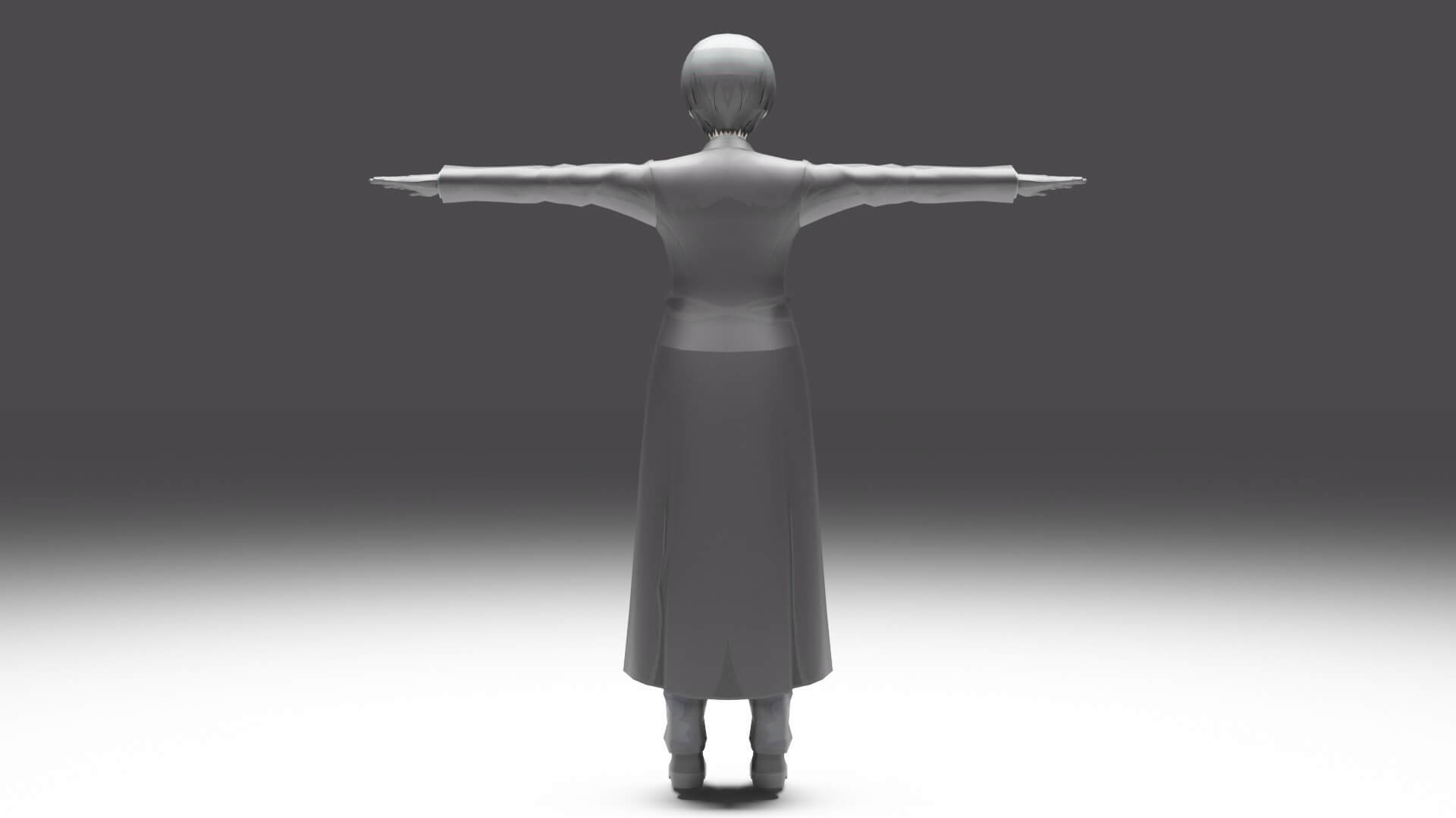 Sasaki Haise - Tokyo Ghoul 3D Model by ilham45