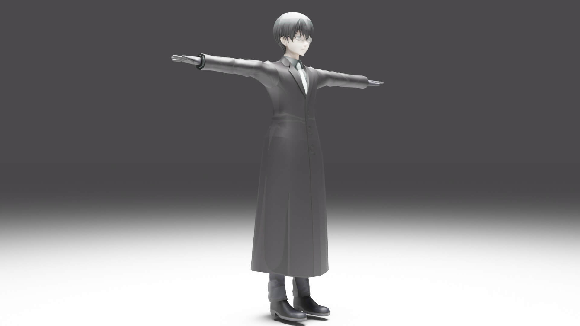 Sasaki Haise - Tokyo Ghoul 3D Model by ilham45