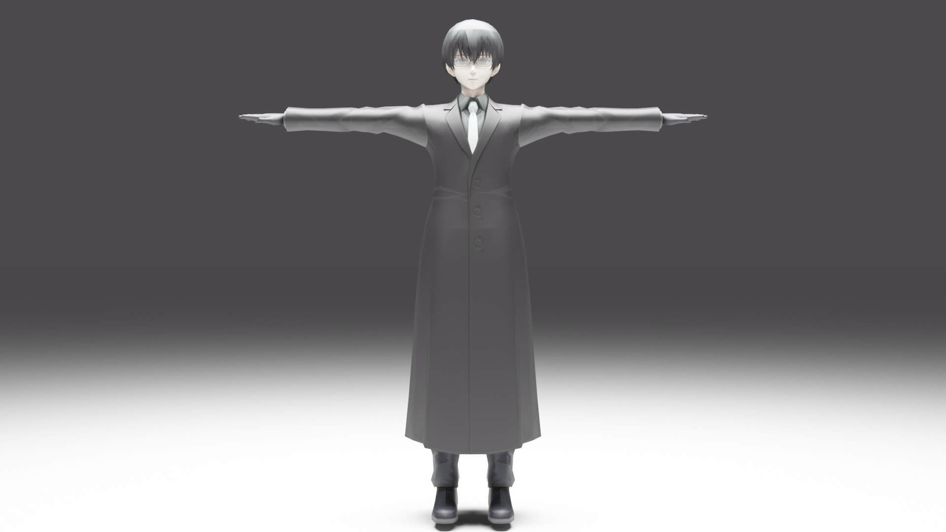 Sasaki Haise - Tokyo Ghoul 3D Model by ilham45