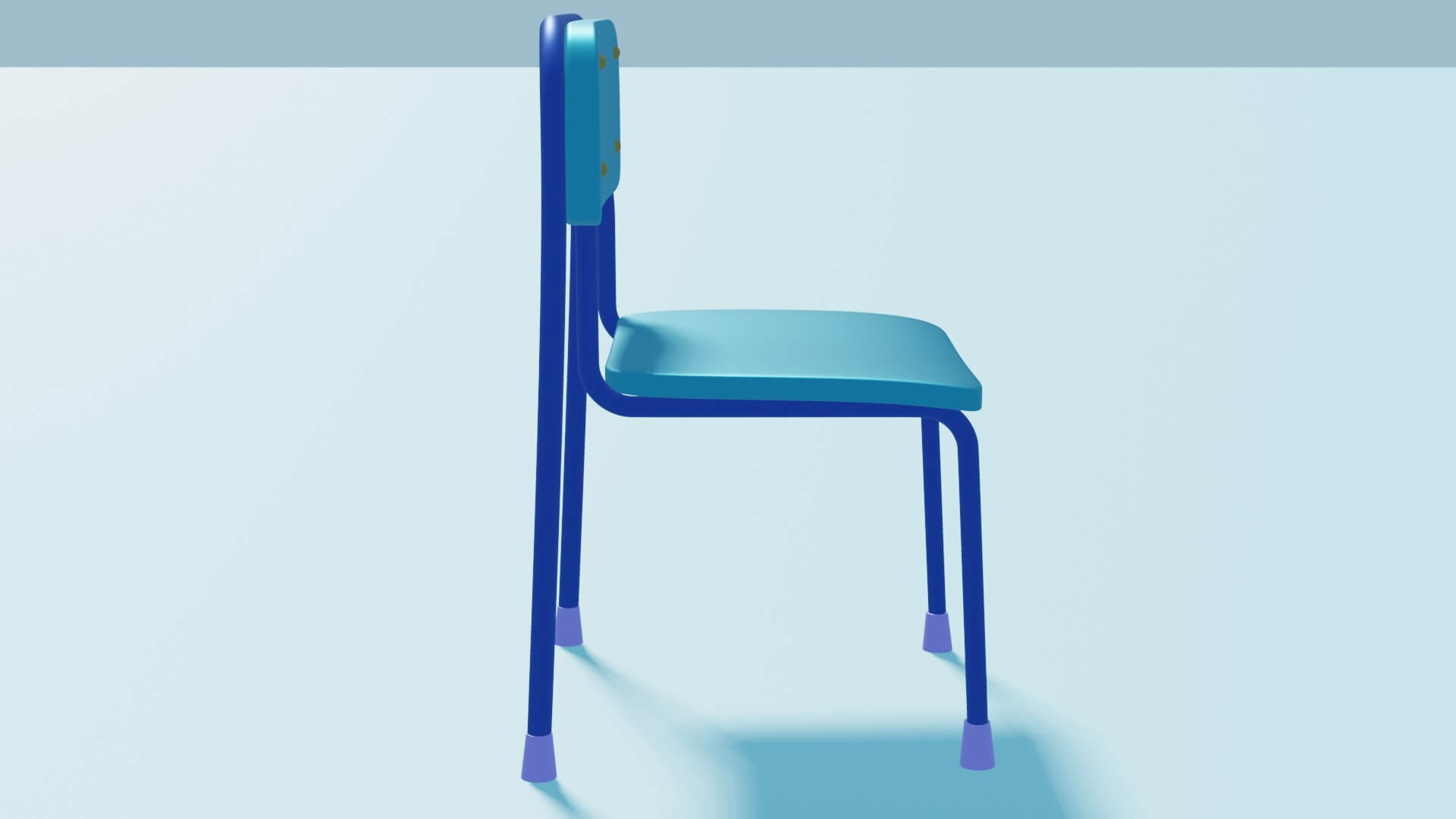 School Chair - 3D Model by ilham45