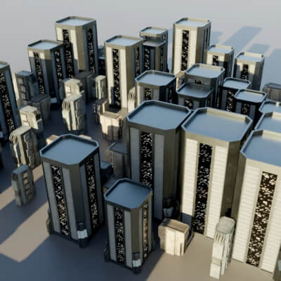 3D Models | Scifi | Sci Fi Buildings | RenderHub