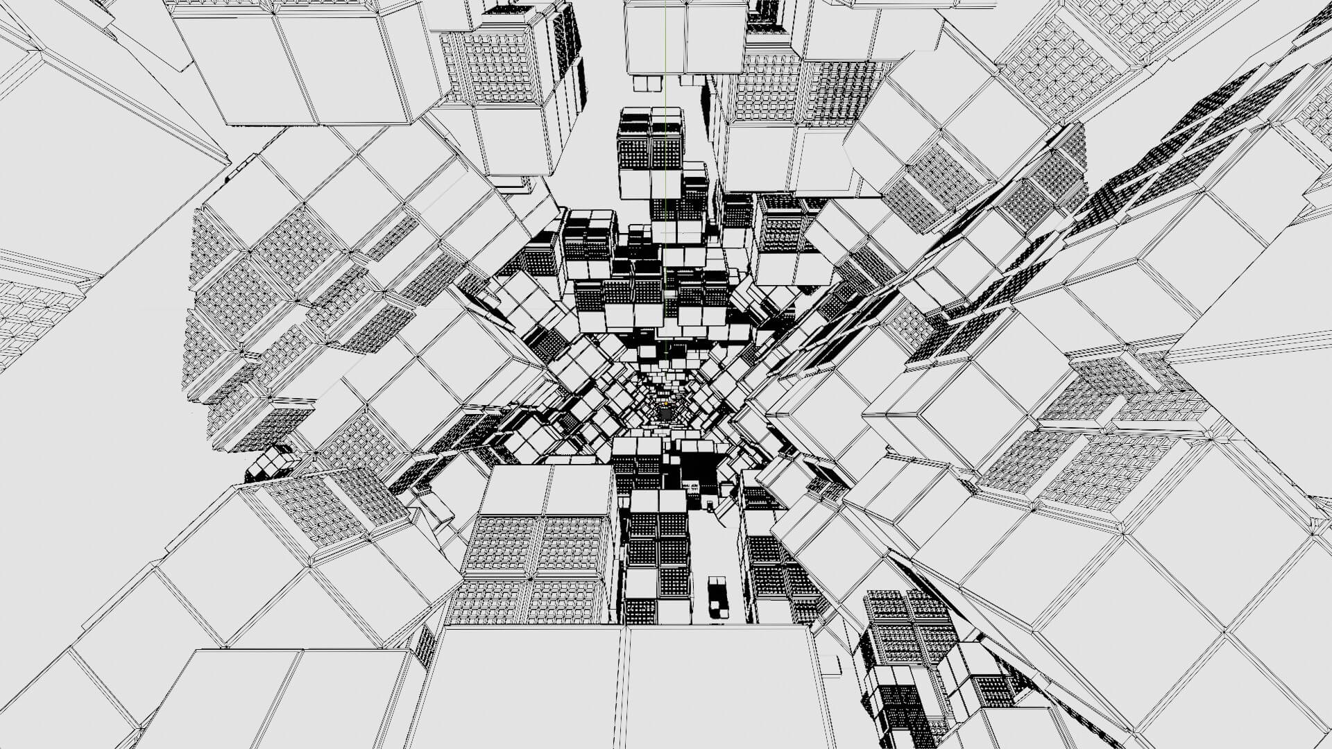 Sci-Fi City Looping 3D Model by ilham45