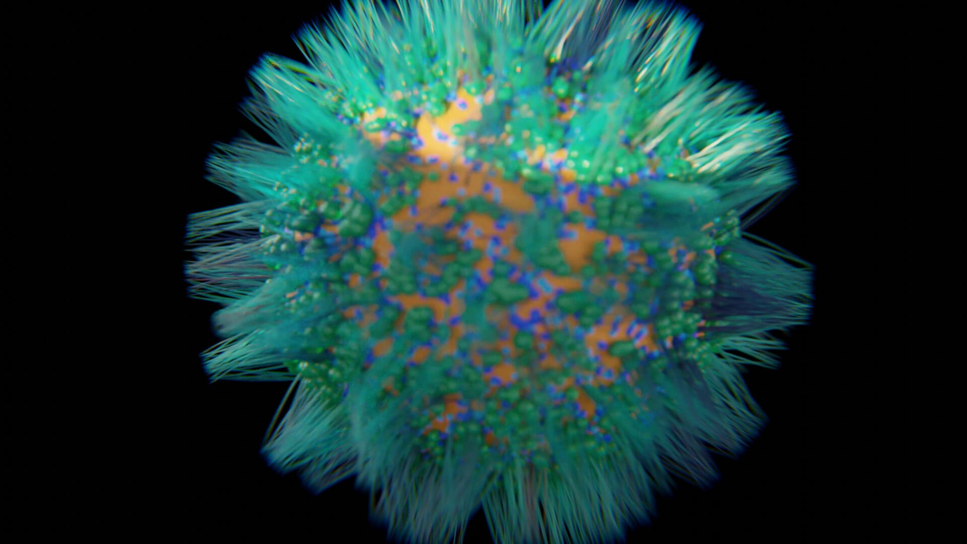 Sci-Fi Virus 3D Model by ilham45