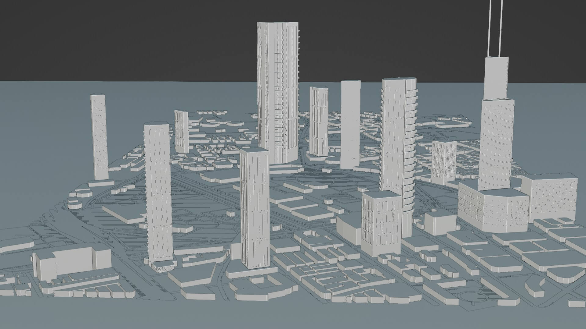 Shanghai China Citymap Building - 3D Model by ilham45