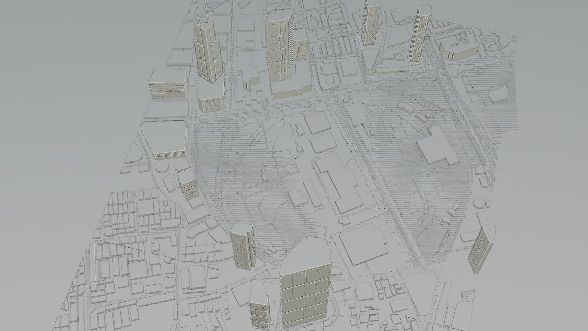 Shanghai China Citymap Building - 3D Model by ilham45