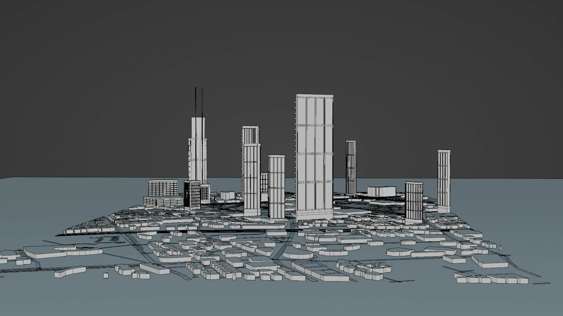 Shanghai China Citymap Building - 3D Model by ilham45