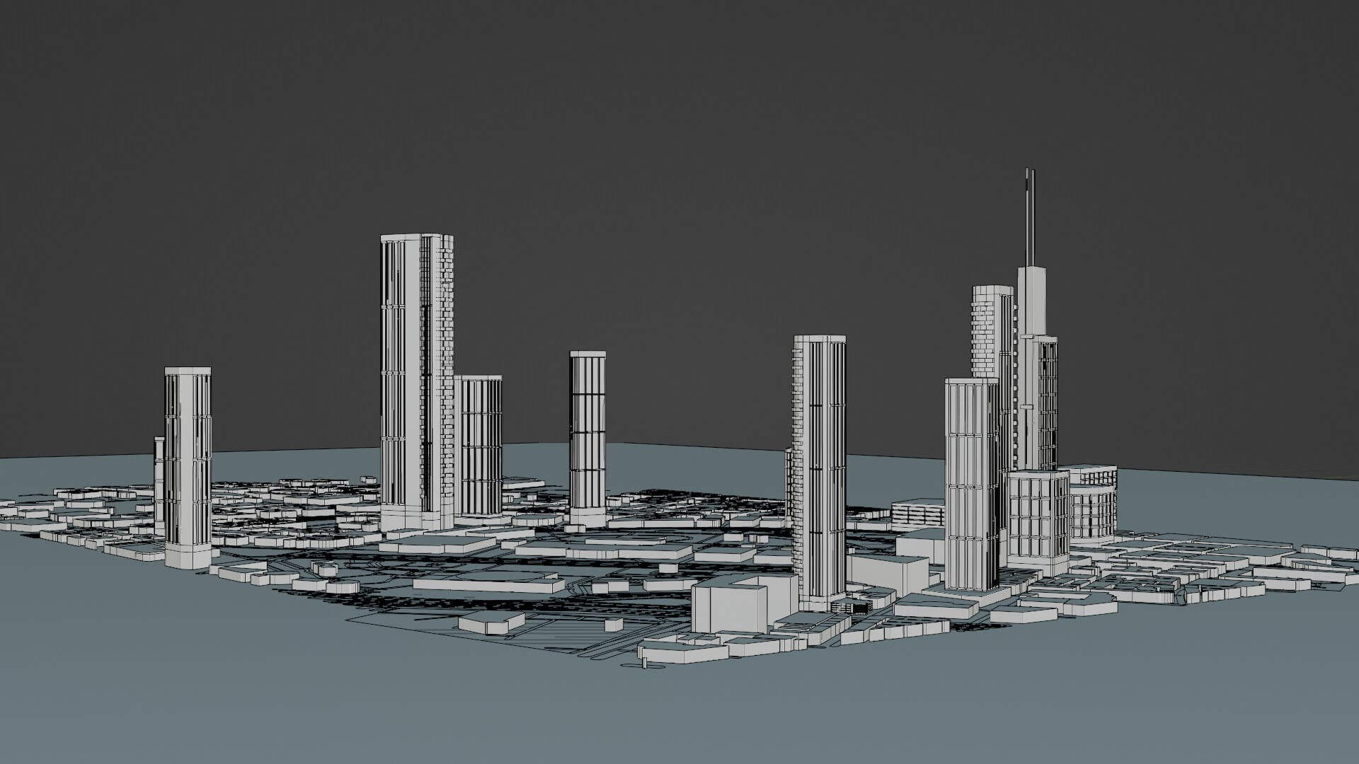 Shanghai China Citymap Building - 3D Model by ilham45