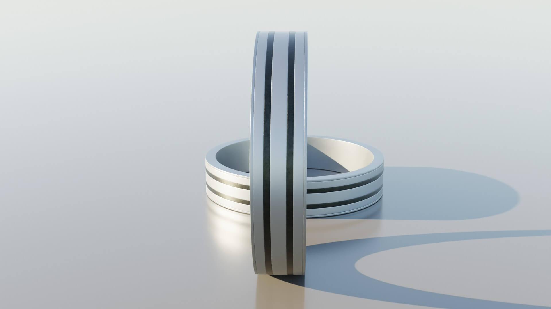 Silver Ring 3D Model by ilham45