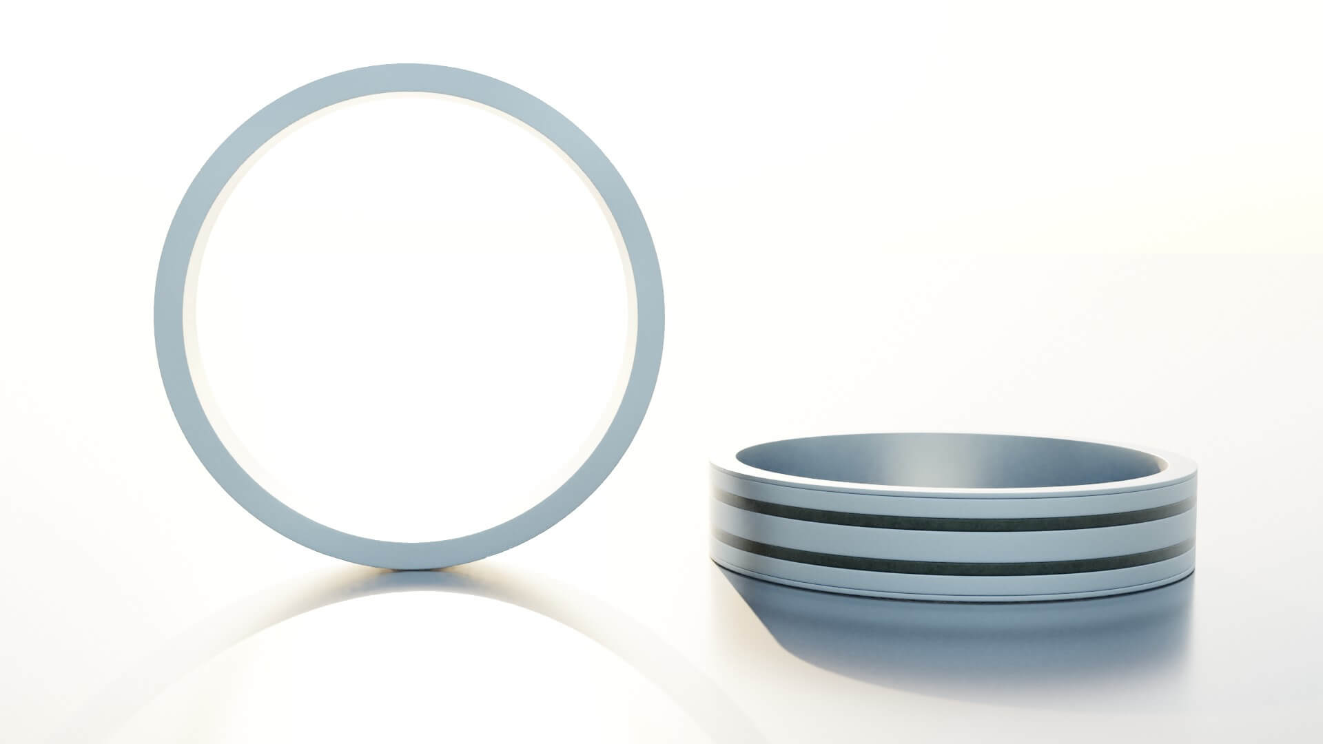 Silver Ring Fashion - 3D Model by ilham45