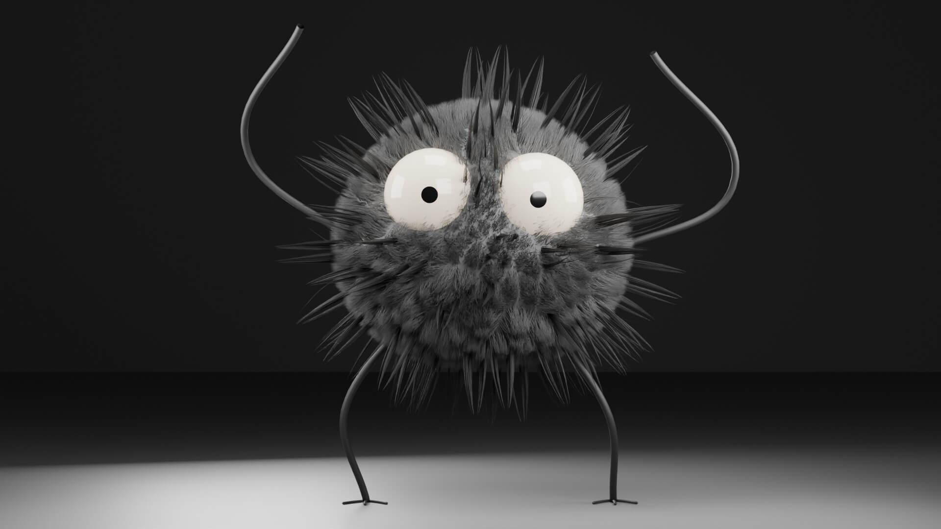 Susuwatari Soot Sprite - 3D Model by ilham45