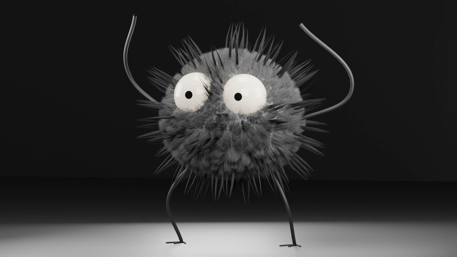 Susuwatari Soot Sprite - 3D Model by ilham45