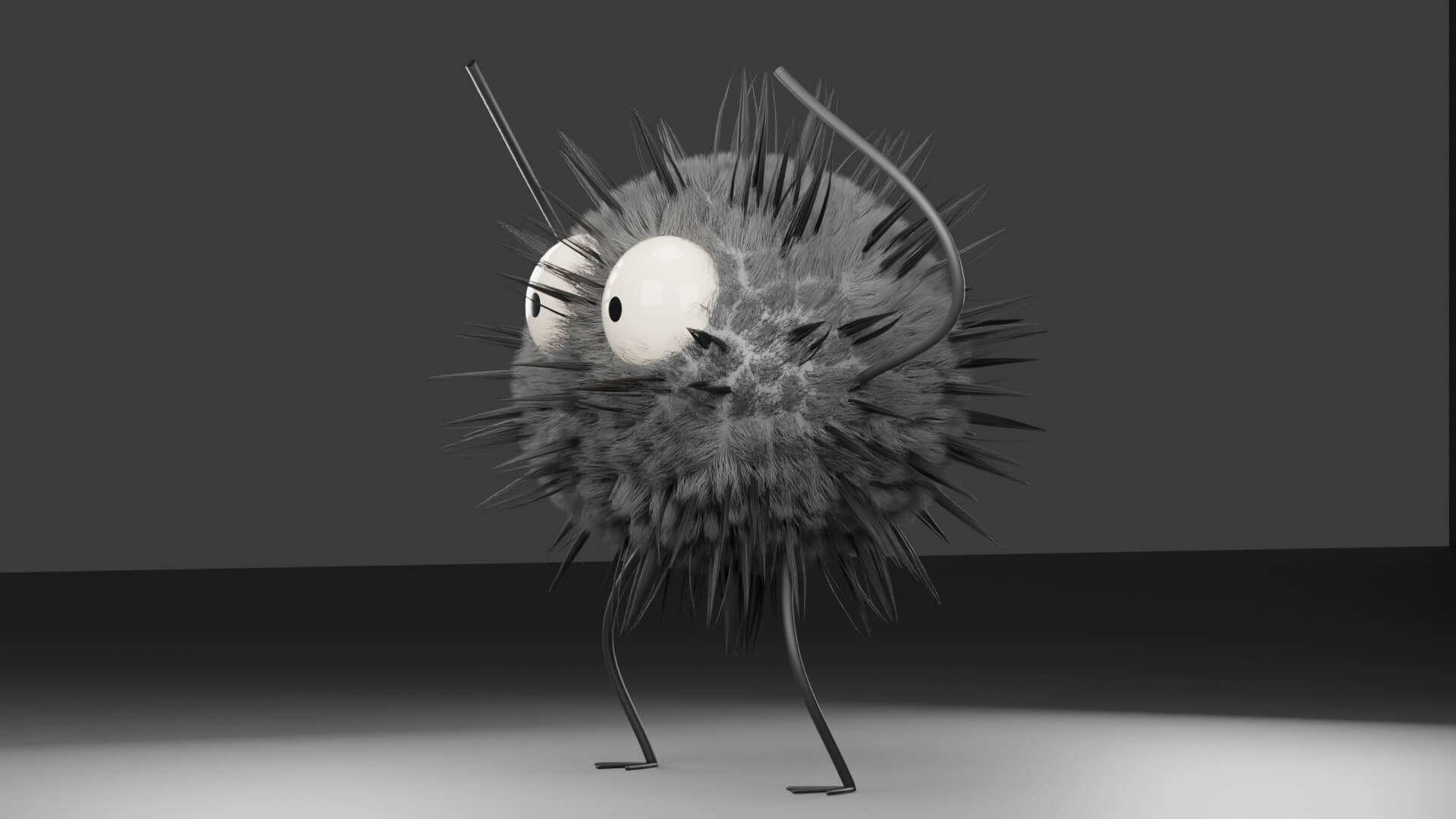 Susuwatari Soot Sprite - 3D Model by ilham45