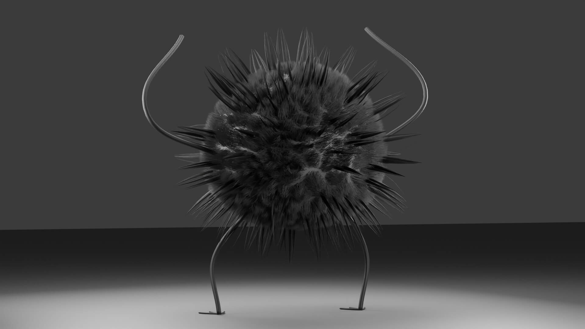Susuwatari Soot Sprite - 3D Model by ilham45