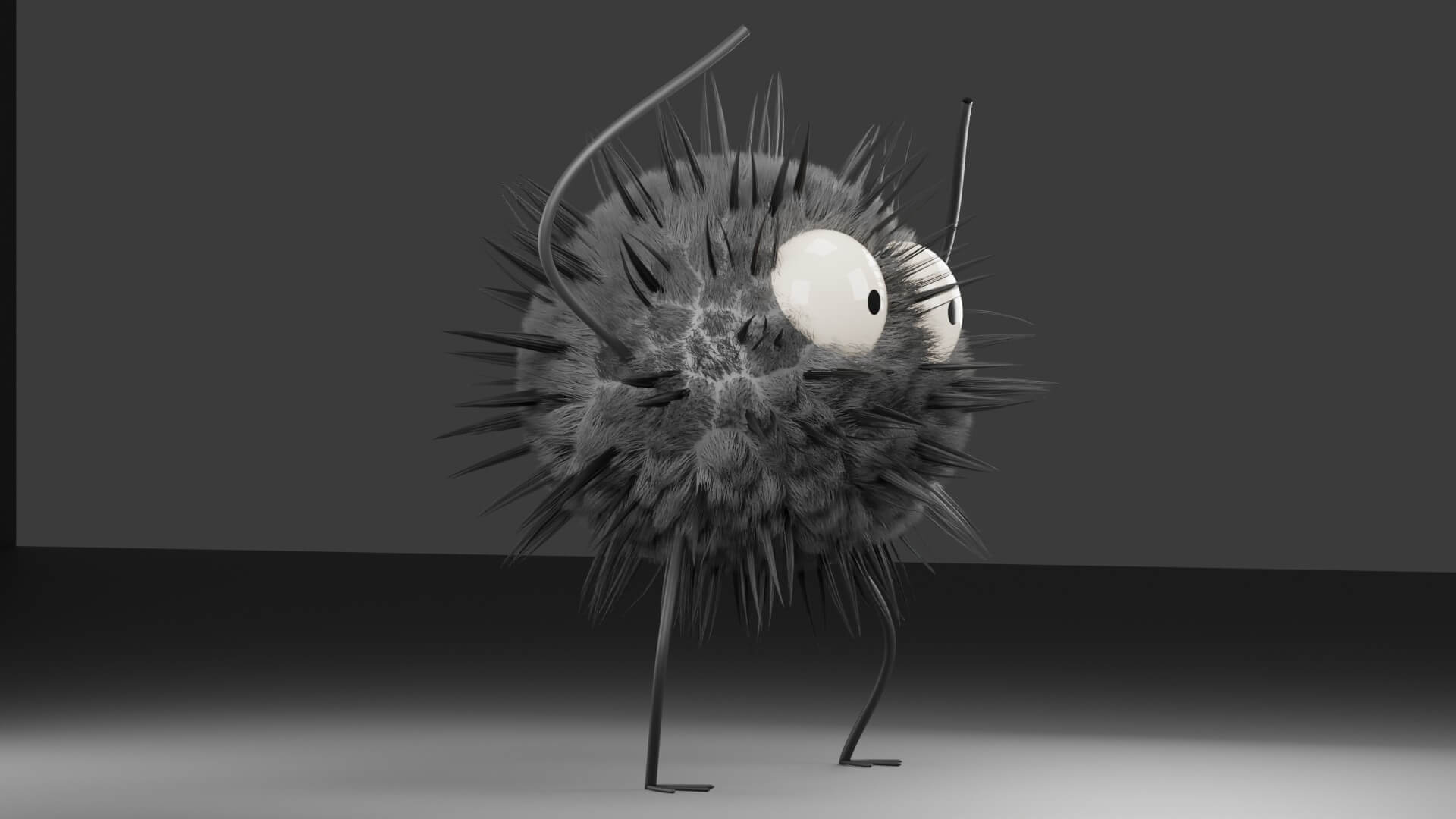 Susuwatari Soot Sprite - 3D Model by ilham45