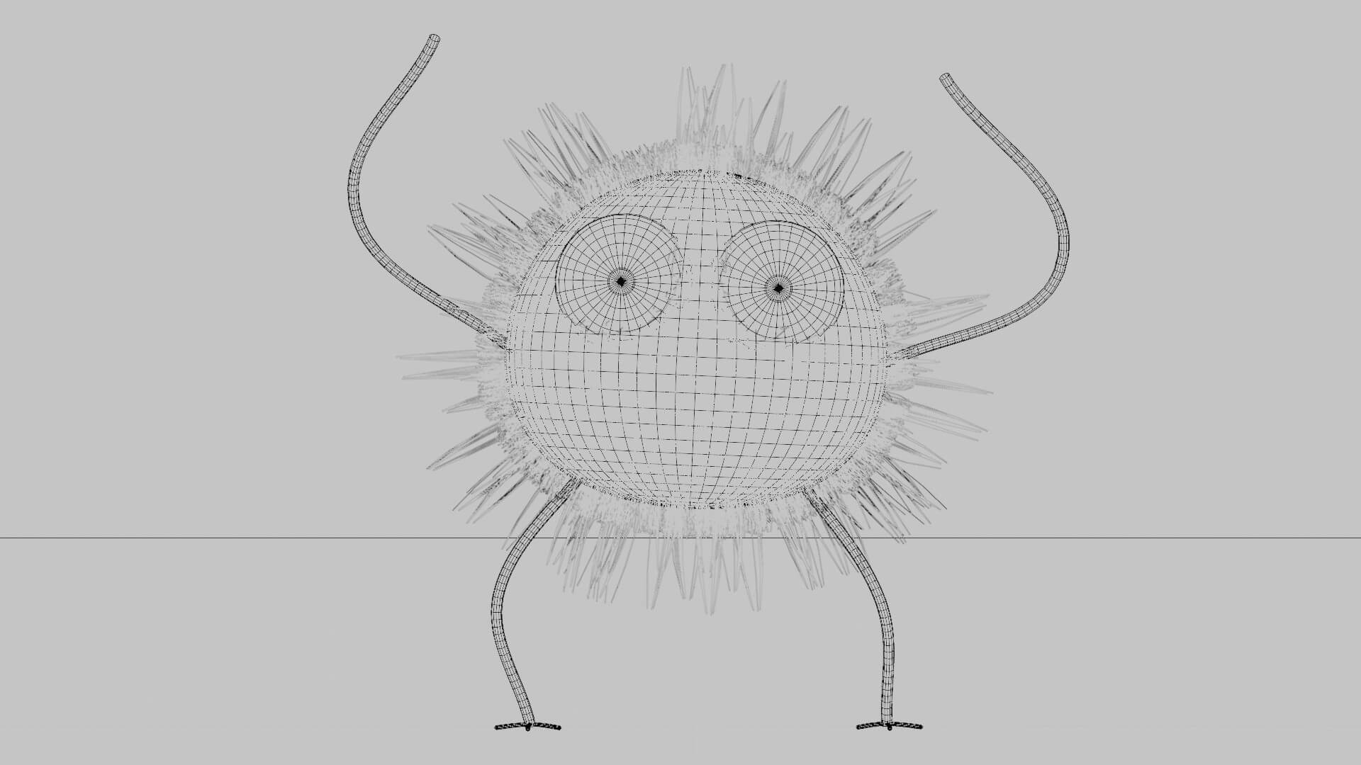 Susuwatari Soot Sprite - 3D Model by ilham45