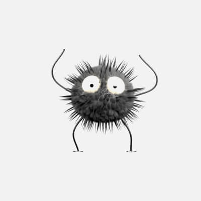 Susuwatari Soot Sprite - 3D Model by ilham45