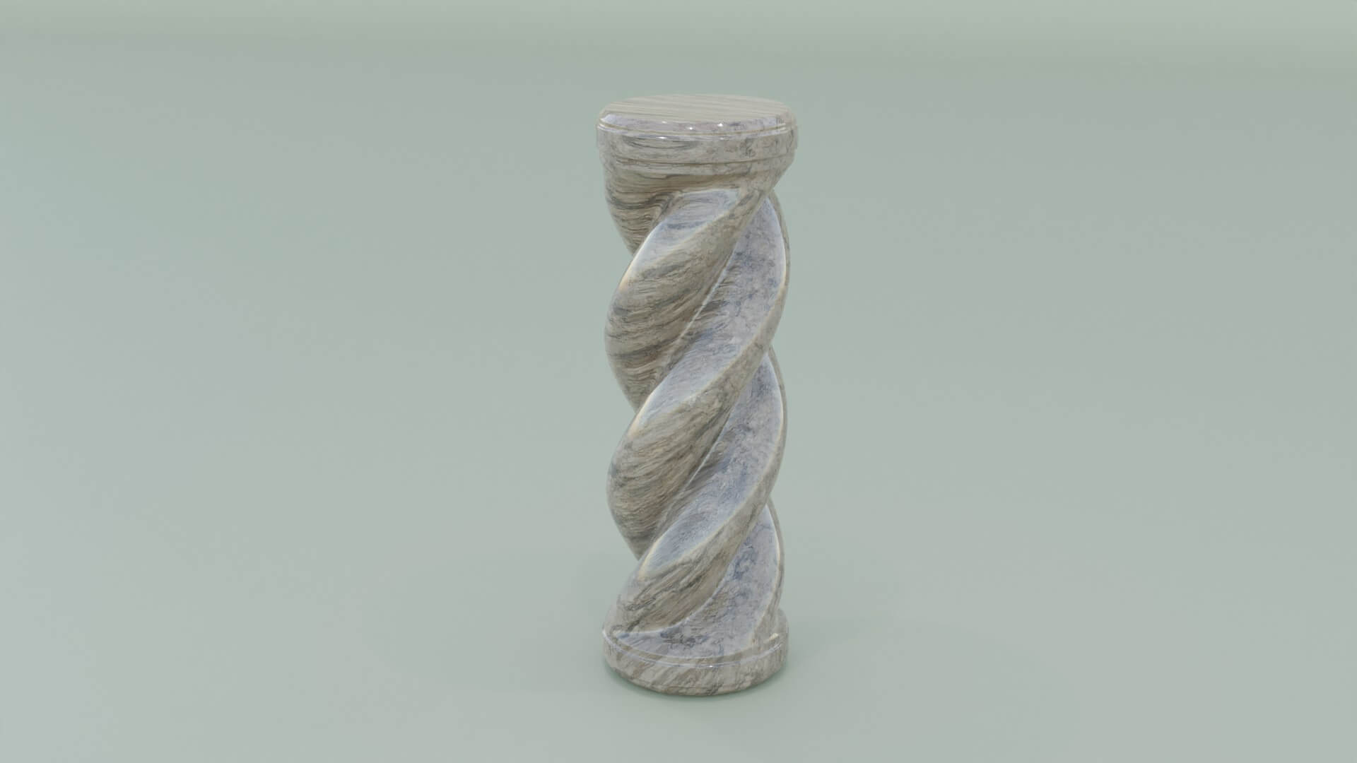 Spiral Pillar - 3D Model by ilham45