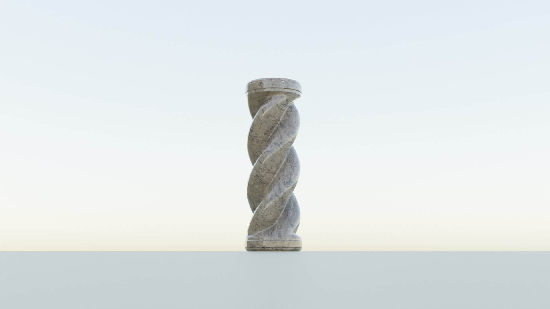 Spiral Pillar - 3D Model by ilham45