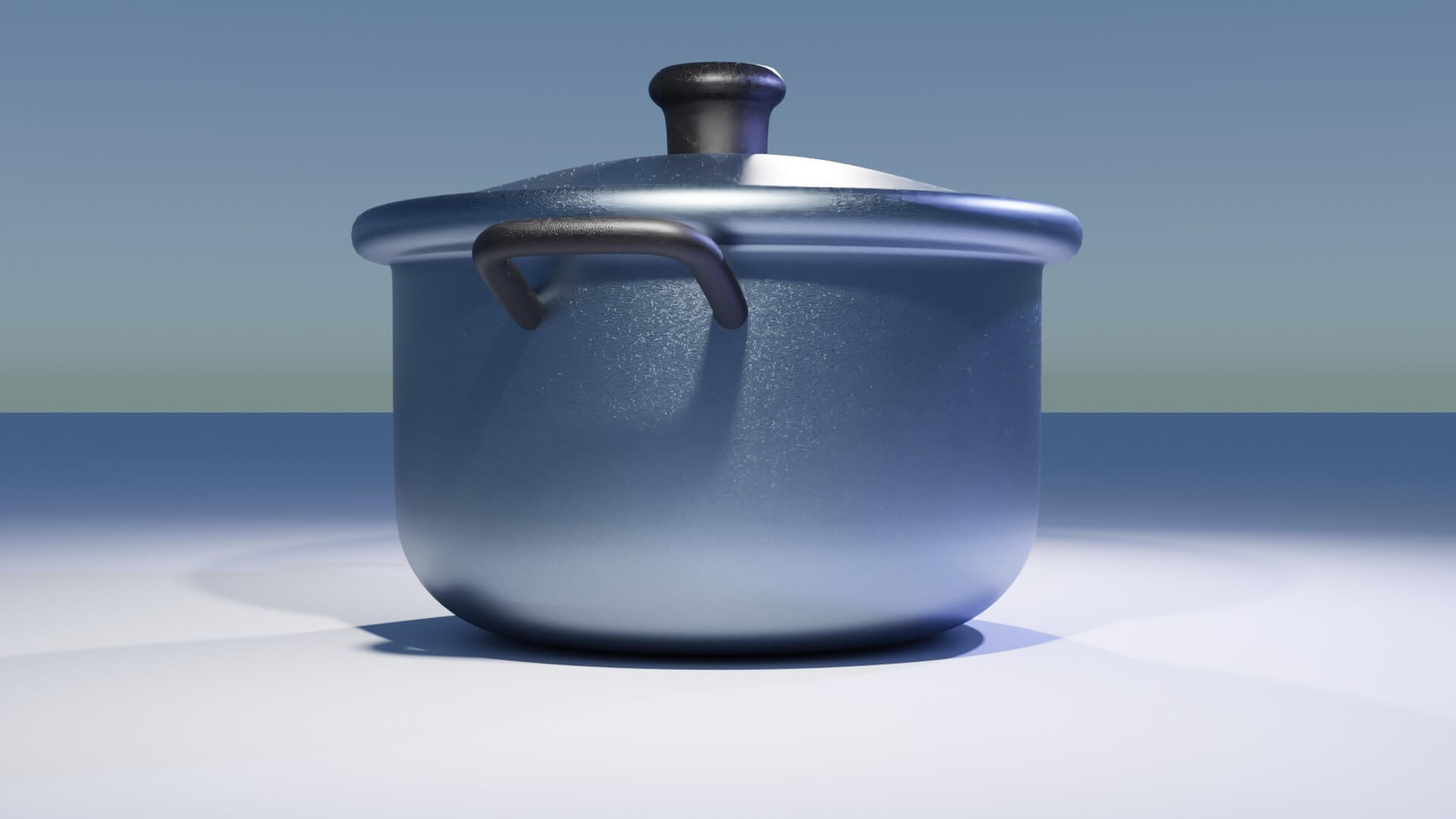 Stainless Steel Pan - 3D Model by ilham45