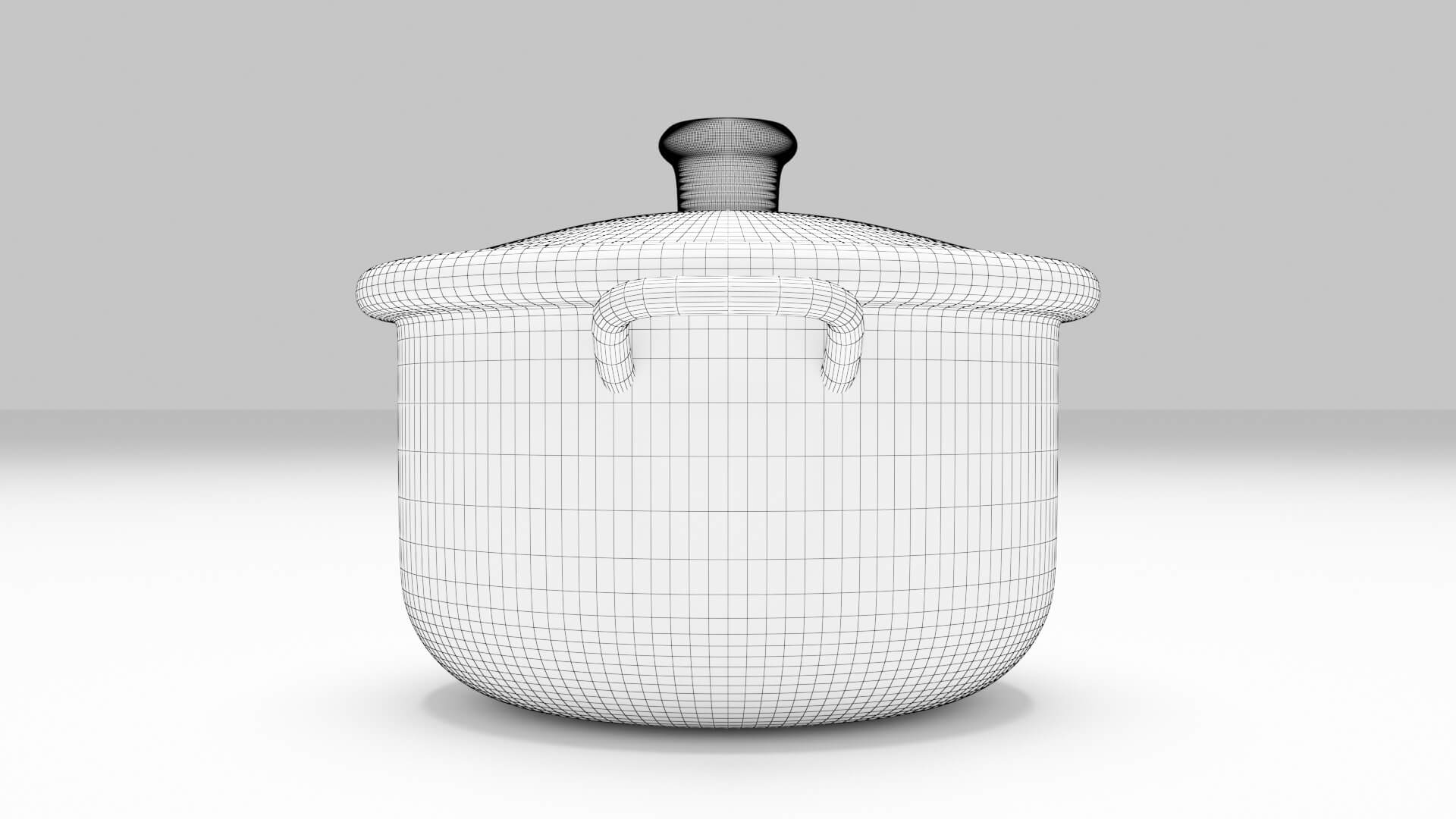 Stainless Steel Pan - 3D Model by ilham45