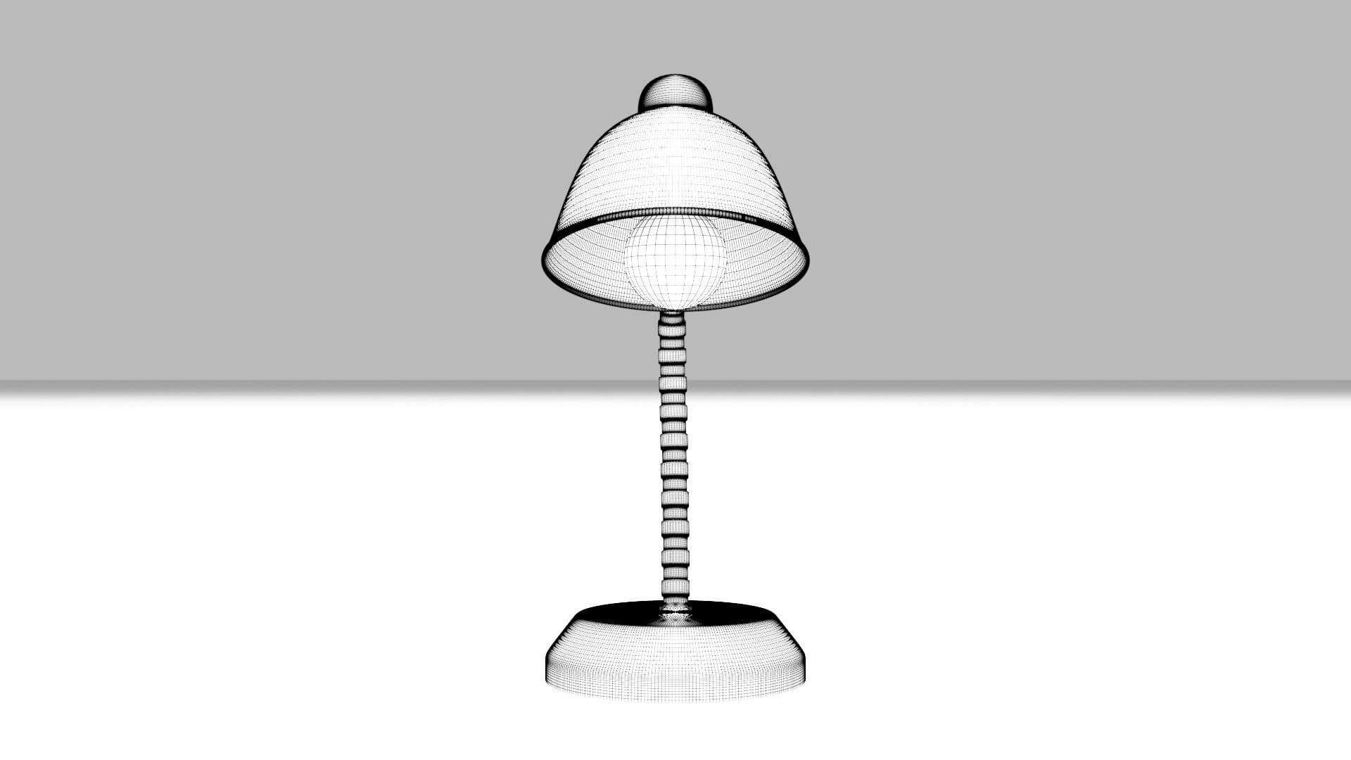 Study Lamp - 3D Model by ilham45
