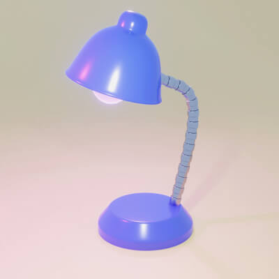 Study Lamp - 3D Model by ilham45
