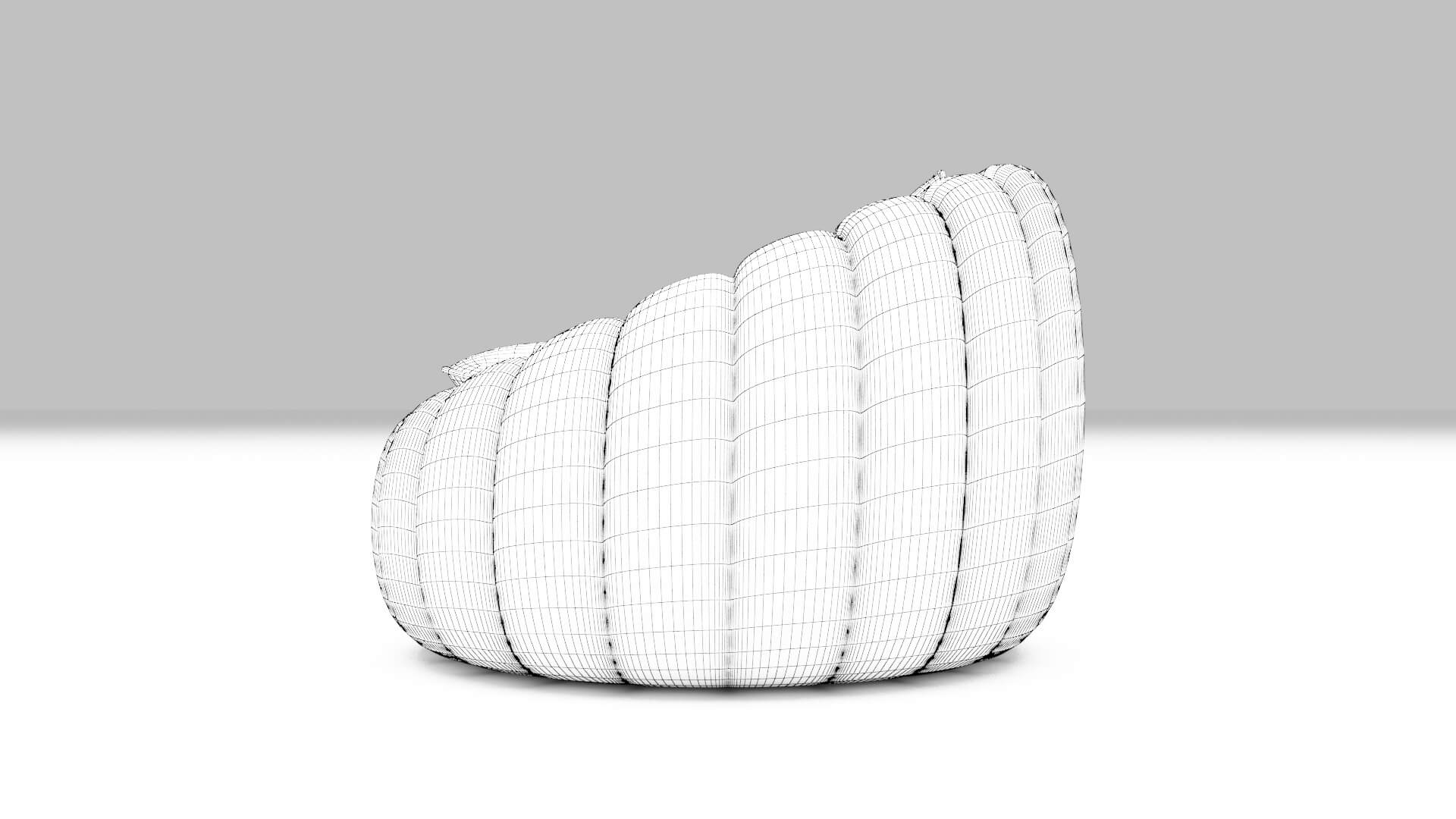 Stylized Sofa Chair - 3D Model by ilham45