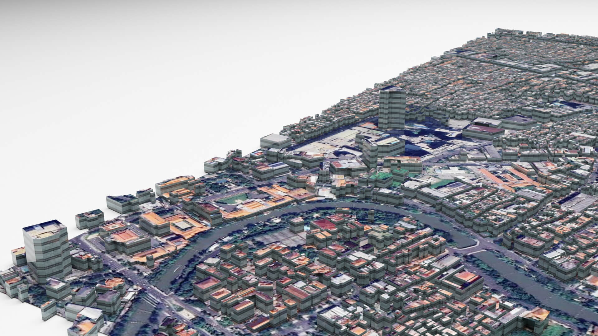 Surabaya City Indonesia - 3D Model by ilham45