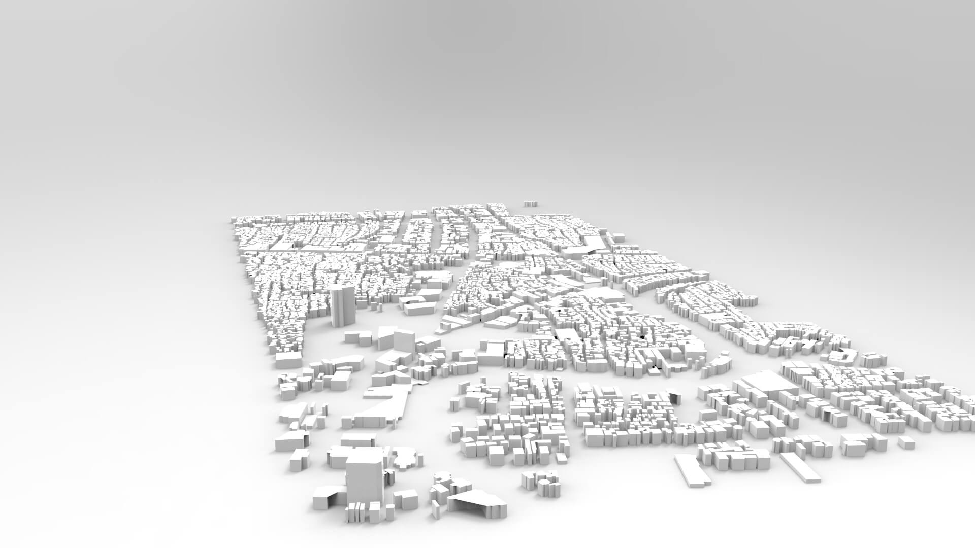 Surabaya City Indonesia - 3D Model by ilham45