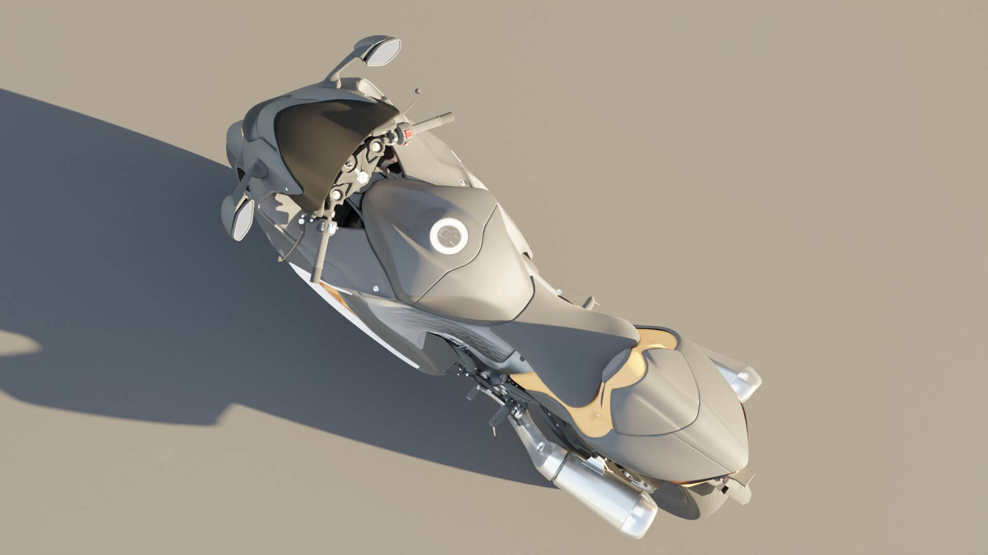 Suzuki Hayabusa - 3D Model by ilham45
