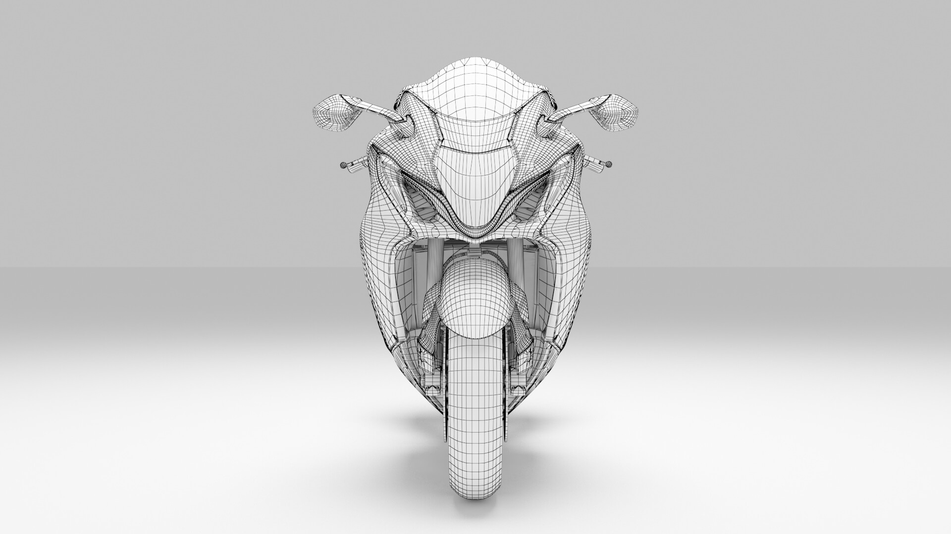 Suzuki Hayabusa - 3D Model by ilham45