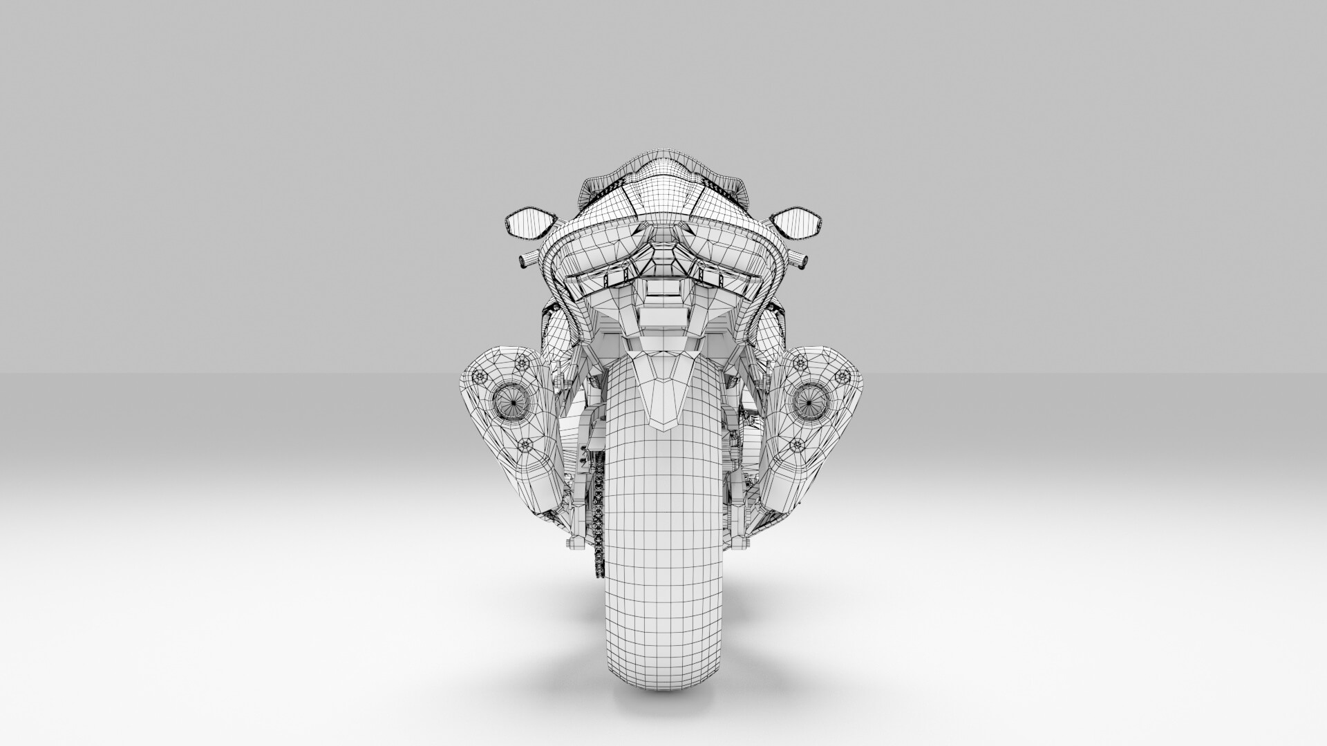 Suzuki Hayabusa - 3D Model by ilham45