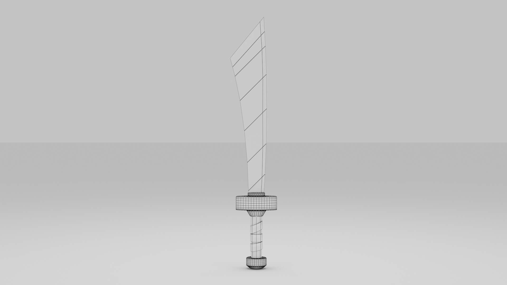 Sword Low Poly - 3D Model by ilham45