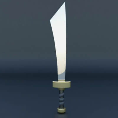 Sword Low Poly - 3D Model by ilham45