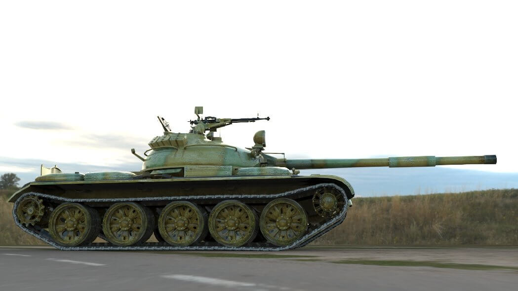 T-62 Tank Free 3D Model by ilham45