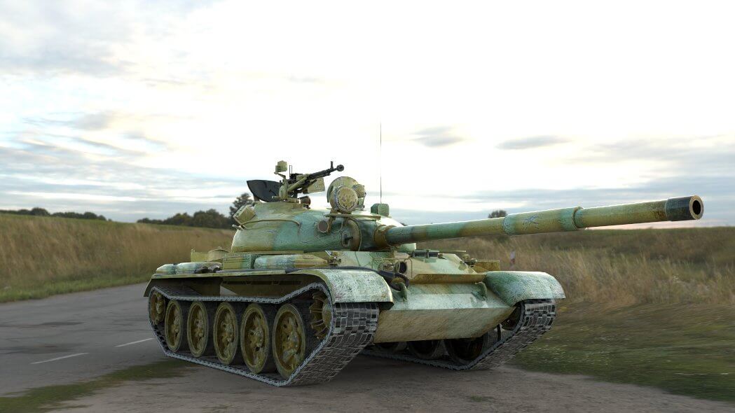 T-62 Tank Free 3D Model by ilham45